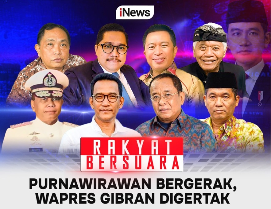 Rakyat Bersuara Malam Ini: Purnawirawan Bergerak, Wapres Gibran ...