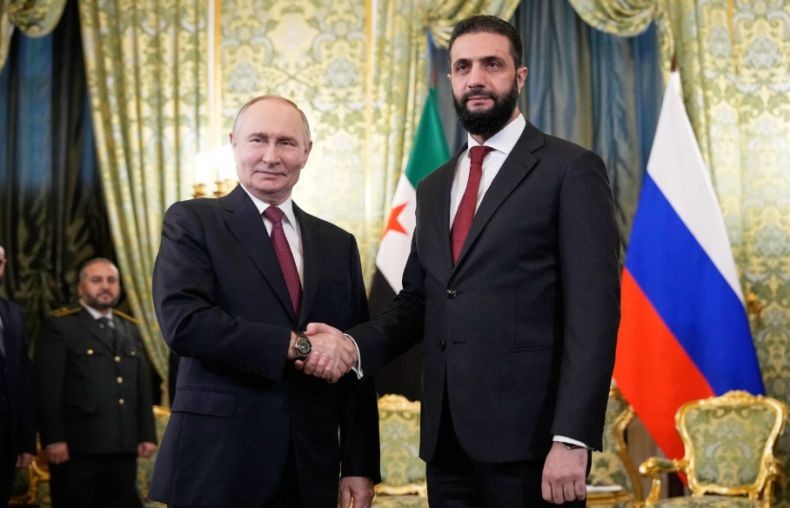 Presiden Suriah Ahmad Al Sharaa Bertemu Putin di Moskow, Bahas Nasib ...