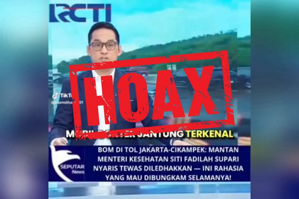 HOAKS! Video Eks Menkes Siti Fadilah Supari Nyaris Tewas Terkena ...
