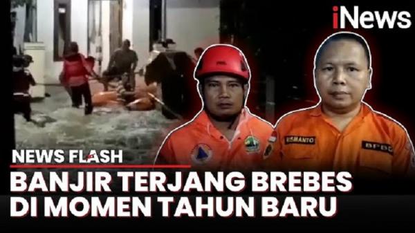 Banjir di Brebes Rendam 6 Desa, Lansia dan Ibu Hamil Dievakuasi ...